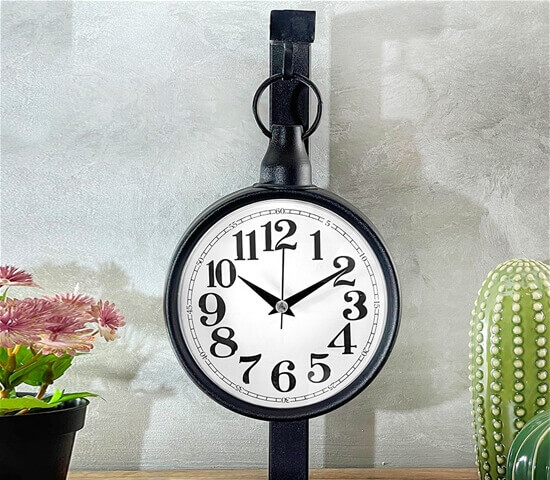 Decorative Metal Desk Clock , home accessories, • Higalo