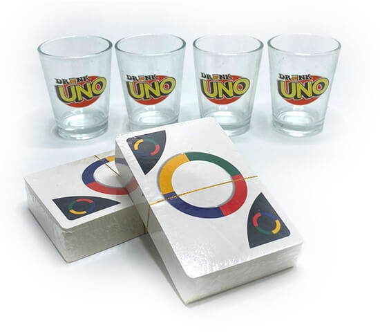 UNO DRINKING GAME, uno, board game, drunk, group • Higalo